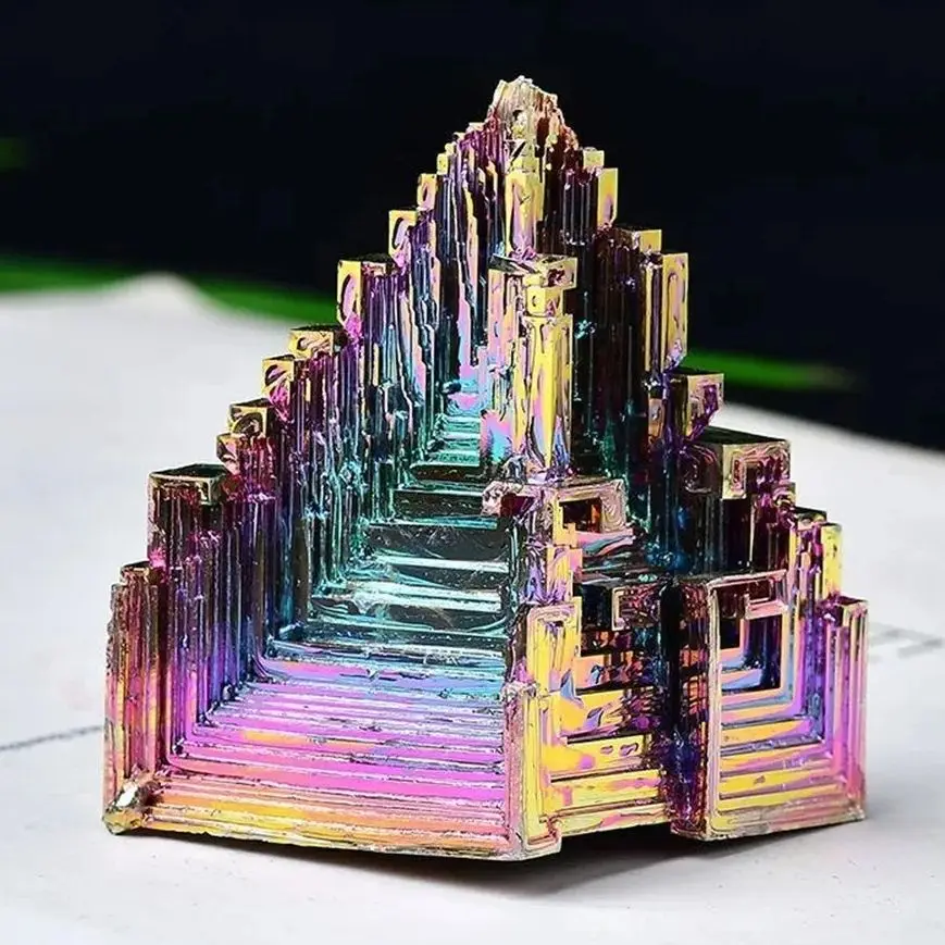 1pc-Natural-Bismuth-Tower-Metal-Mineral-Pyramid-Stones-Gemstone-Healing ...