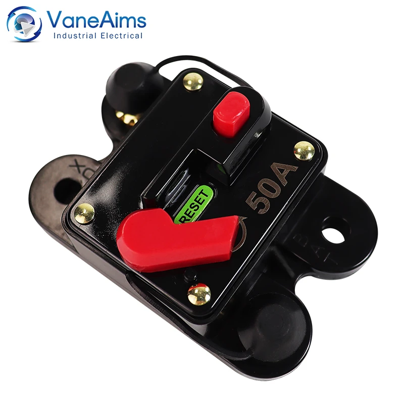 DC Fuse Circuit Breaker Auto Reset 50A 60A 80A 100A 150A 200A 250A 300A Car Boat Resettable Fuse ...