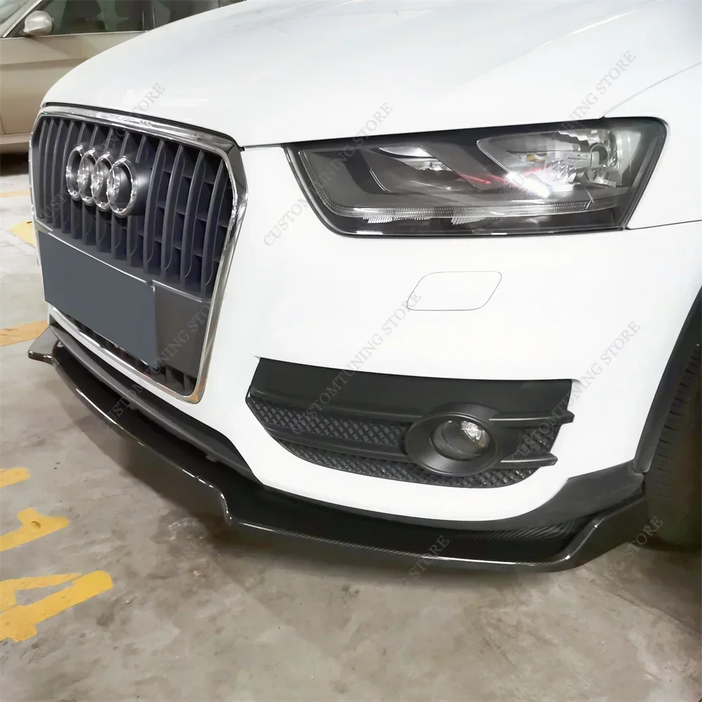For Audi Q3 MK1 8U 3Pcs Car Front Bumper Lip Spoiler Splitter Diffuser ...
