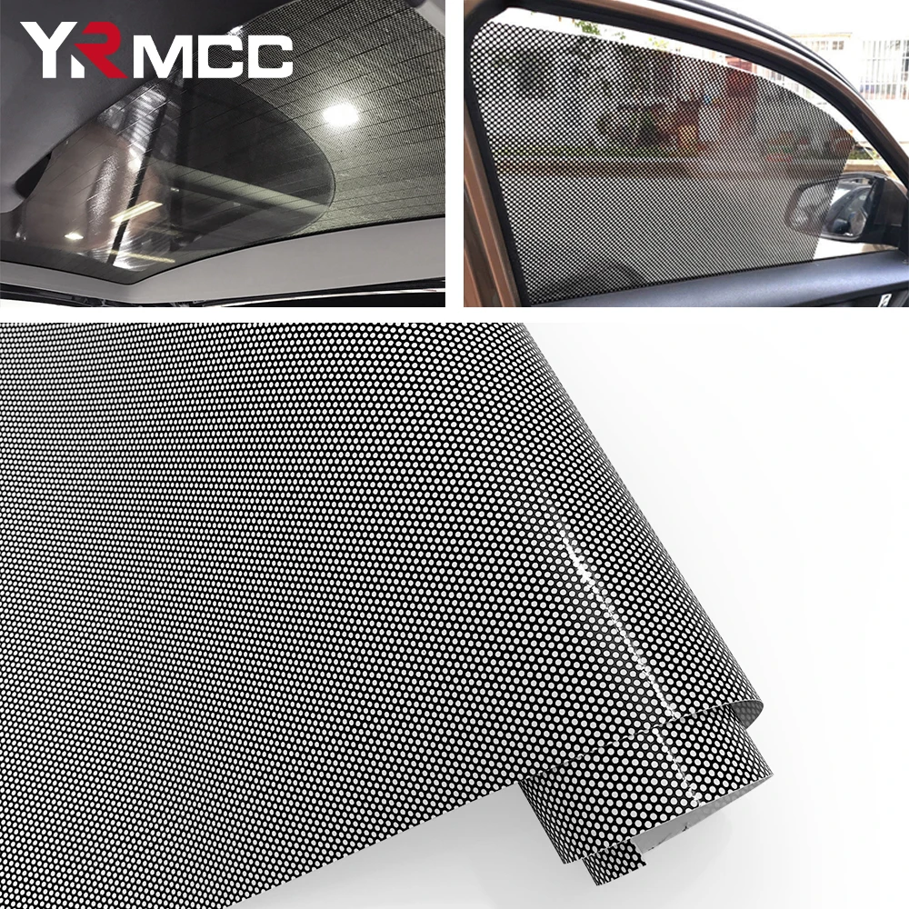 Car-Trim-Sticker-Black-White-Vinyl-Privacy-Window-Film-Headlight-Rear ...