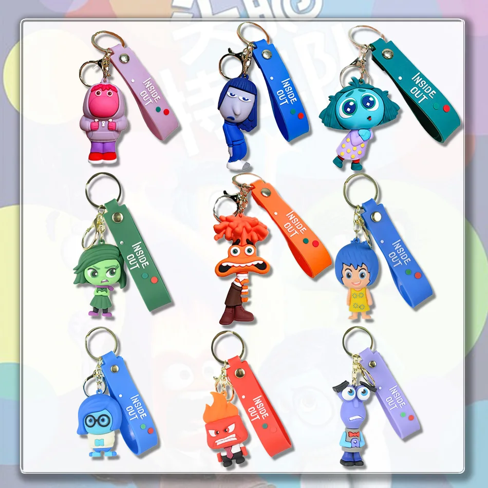 3D-Anime-Figures-Doll-Brain-Agent-Team-INSIDE-OUT-Cartoon-Keychain-Car ...