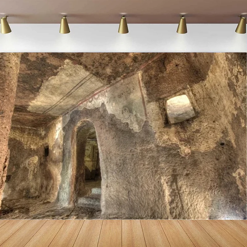 Stone-Cave-Backdrop-Funeral-Photography-Backdrop-Nativity-Scene-Dungeon ...
