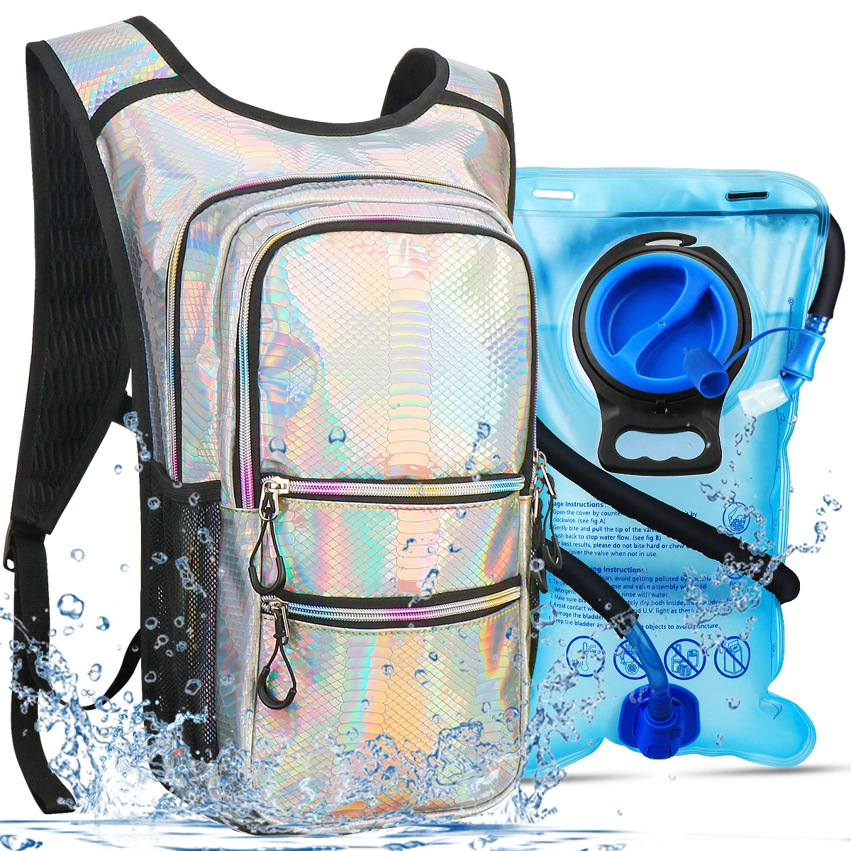 Bike-Pack-Portable-Waterproof-Backpack-With-Insulated-Layer-3L-Water ...