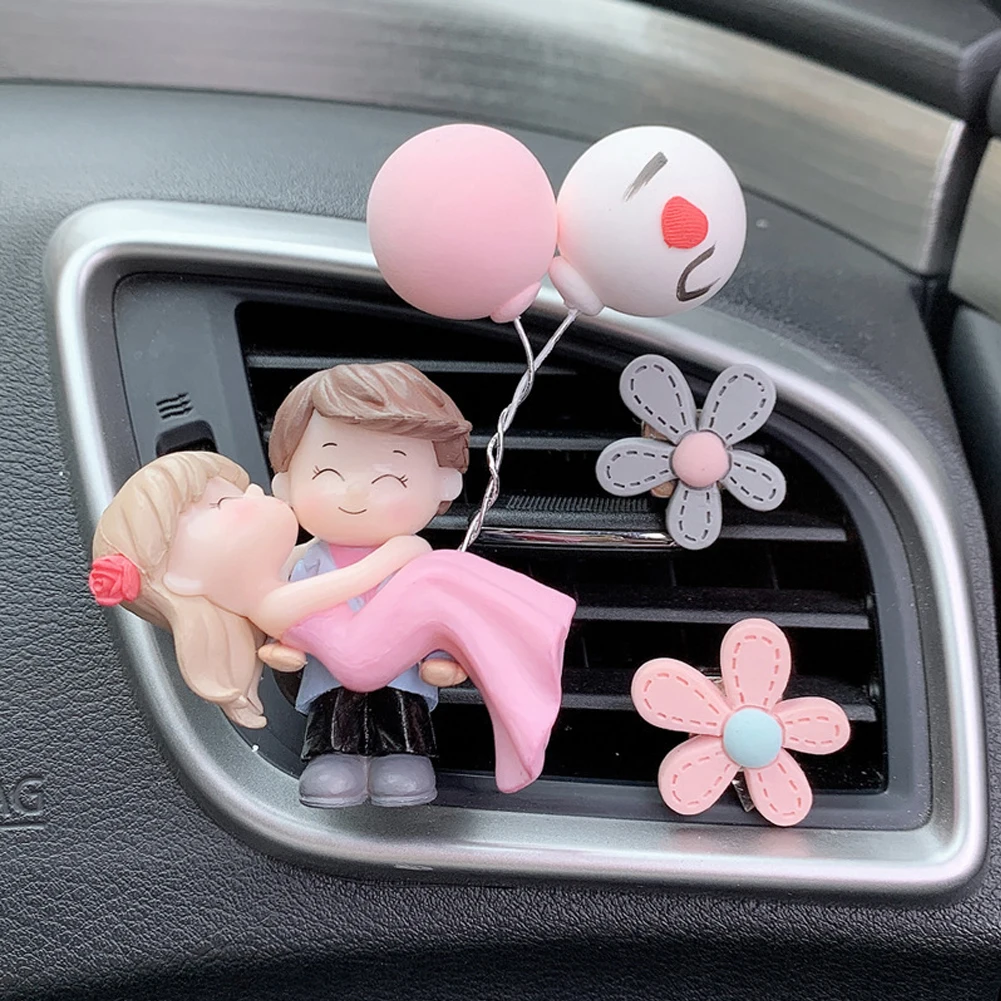 Lovely-Couple-Car-Air-Vent-Freshener-Essential-Oil-Perfume-Clip-Scent ...