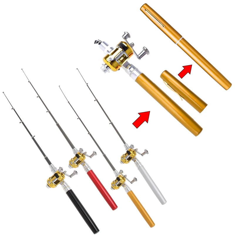 Mini-Pocket-Fish-Pen-Telescopic-Fishing-Rod-Pole-Reel-Combos-Aluminum ...