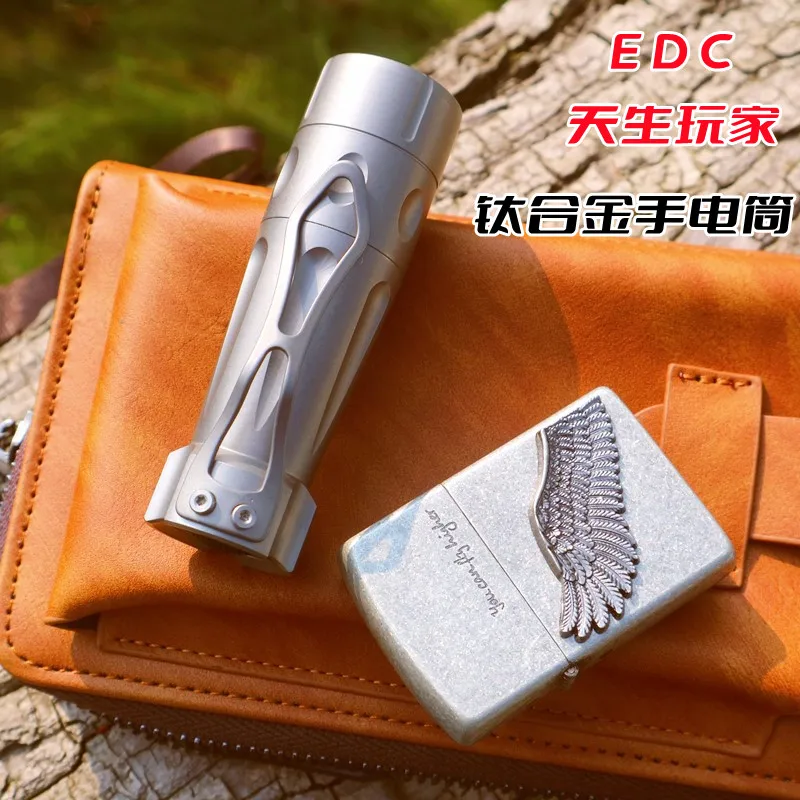 EDC-Titanium-Alloy-mini-Torch-LED-Flashlight-Torch-Pocket-Light-10 ...