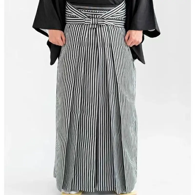 High Quality Canvas Cotton Hakama Kendo Pants Trousers Keiko Gi Iaido ...