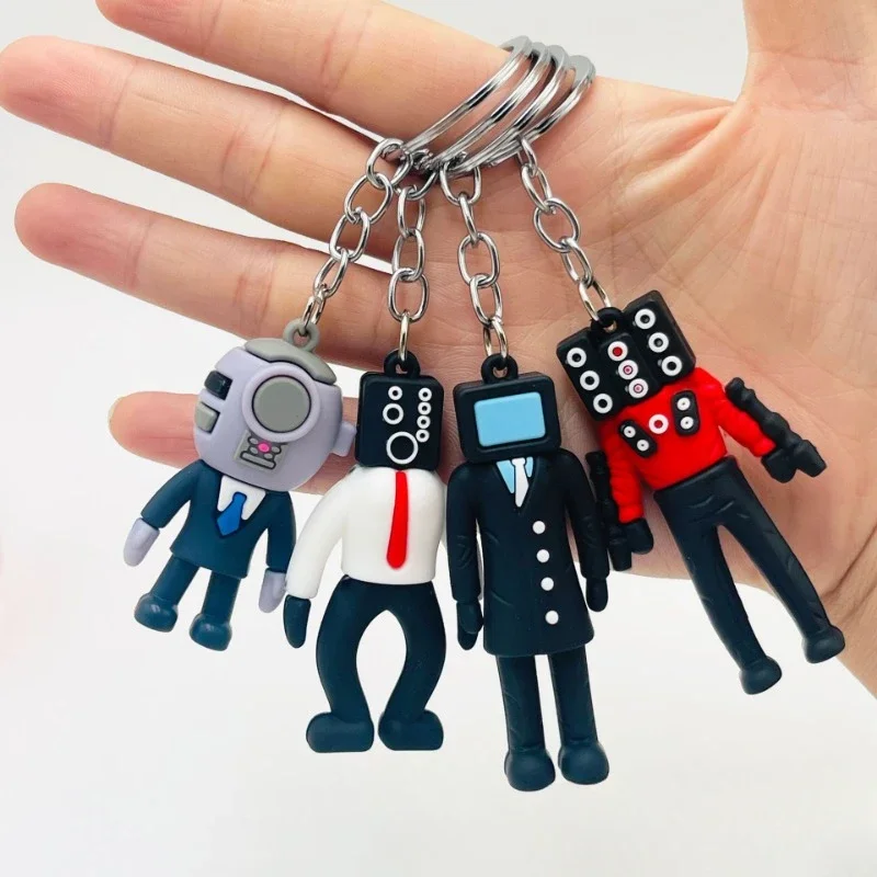 new-Jewelry-Anime-Skibidi-Toilet-Keychain-PVC-Keyring-Figure-Skibidi ...