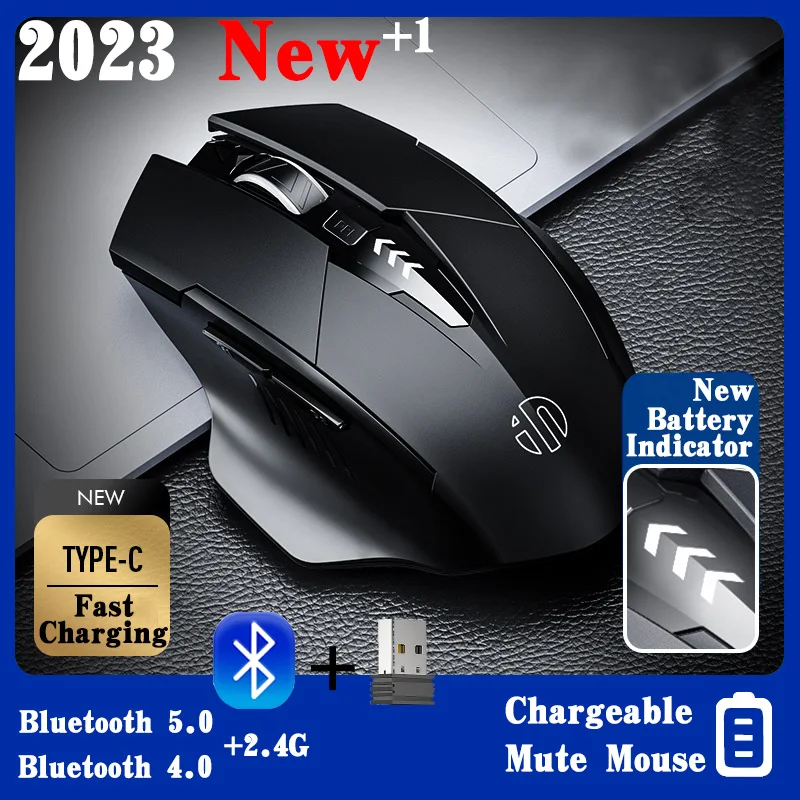 2023-New-Wireless-Bluetooth-Business-Office-Mouse-Ergonomic-Optical ...