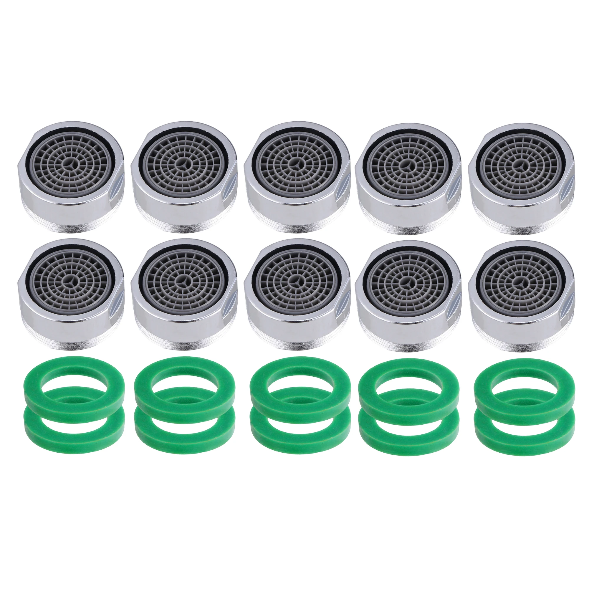 10 Pcs 24mm Kitchen Basin Faucet Aerator Splash-proof Filter Mesh Core ...