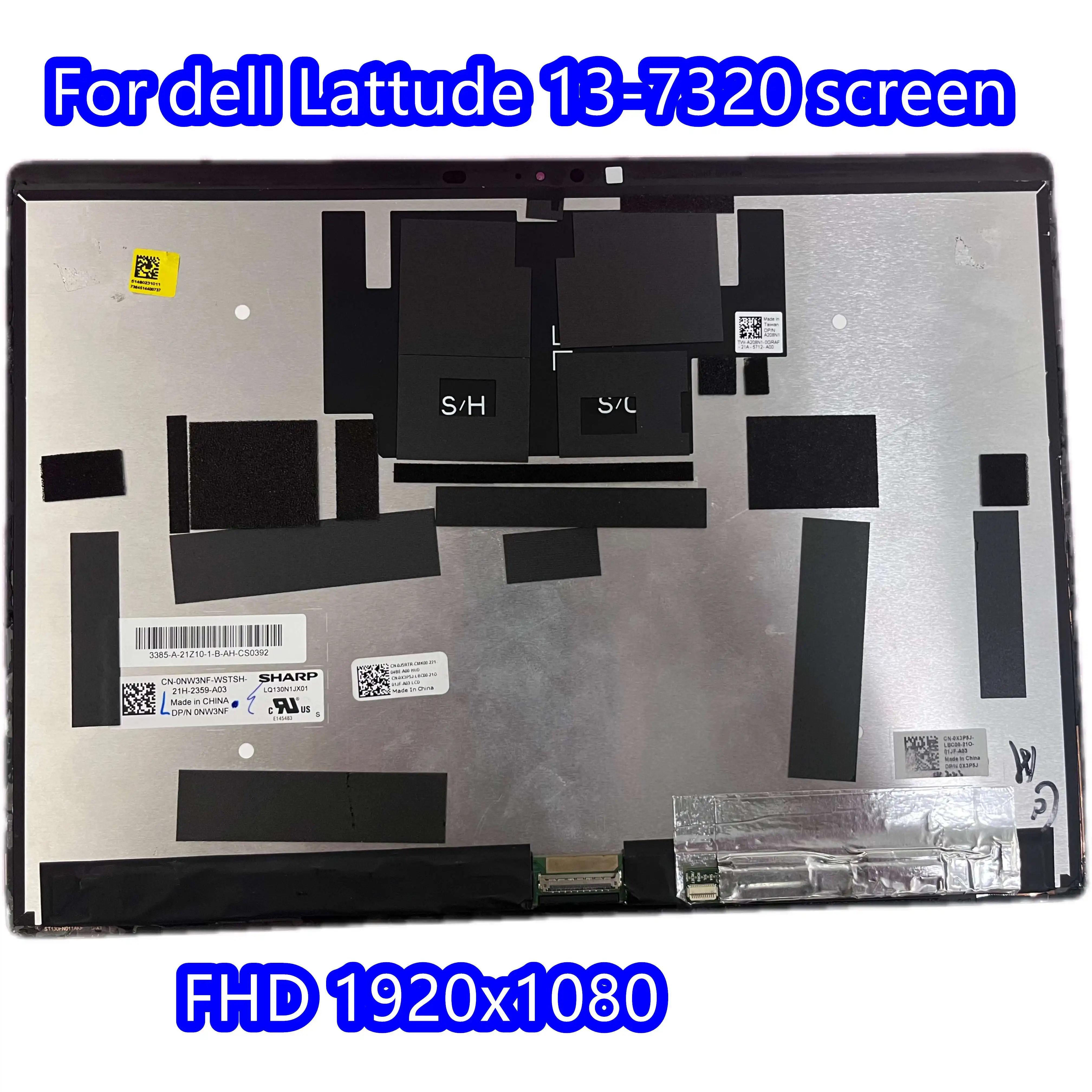 13.0 Inch 3:2 1920x1280 LQ130N1JX01 Matrix LCD Screen For Dell Latitude ...