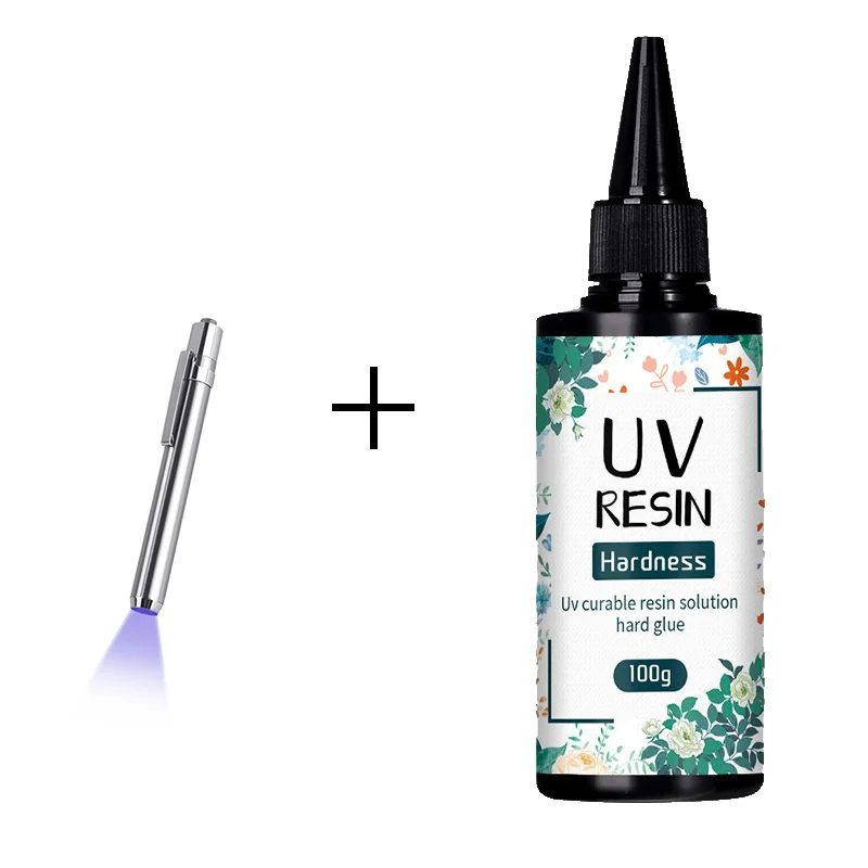 UV Resin Glue Clear Hard Epoxy Resin Glue Transparent Uv Resin DIY Uv Epoxy Resin Mold Jewelry ...