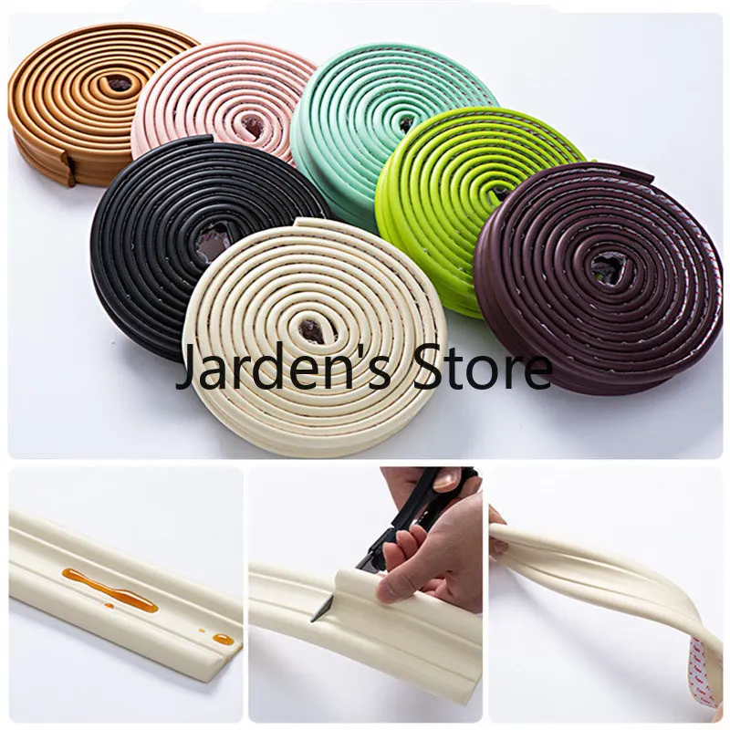 6-5cm-width-black-baseboard-self-adhesive-wall-sticker-TV-background ...