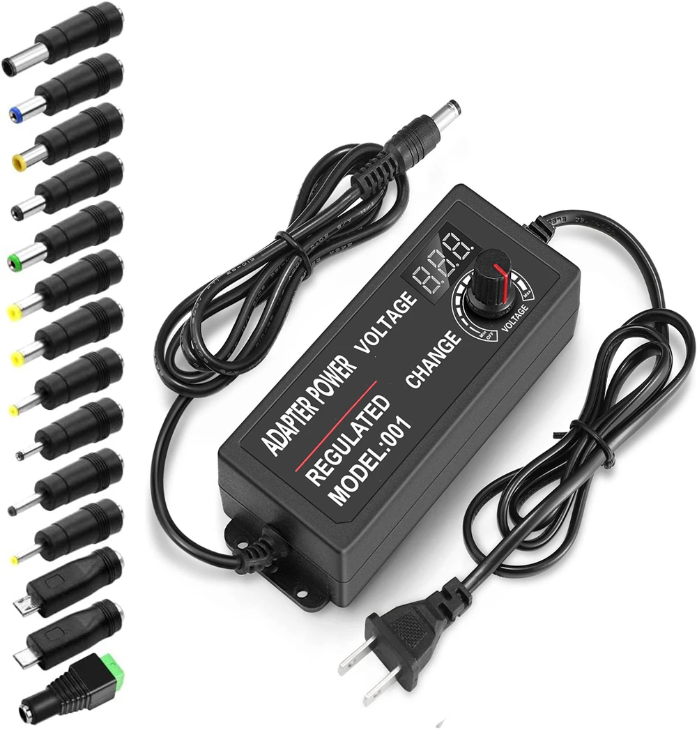 3V-12V-5A-60W-Adjustable-Power-Supply-Variable-DC-3V-5V-9V-12V ...