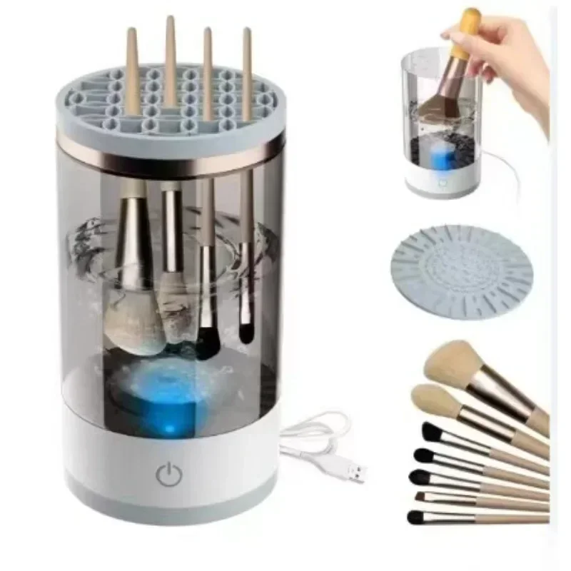 Makeup Brush Cleaner Automatic Electric Cosmetic Makeup Brush Cleaner ...