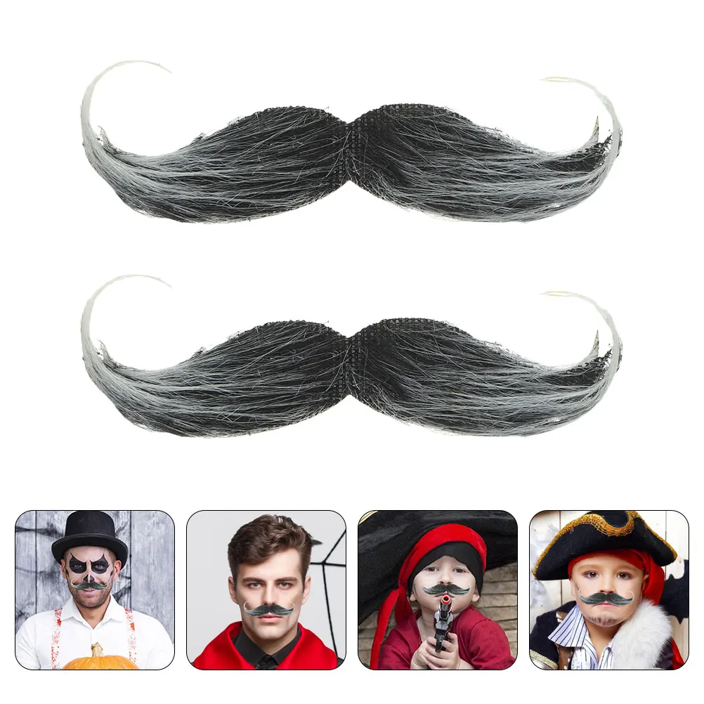 A-Roupa-Realista-Barba-Falsa-Bigode-Para-Homens-Barba-Artificial ...