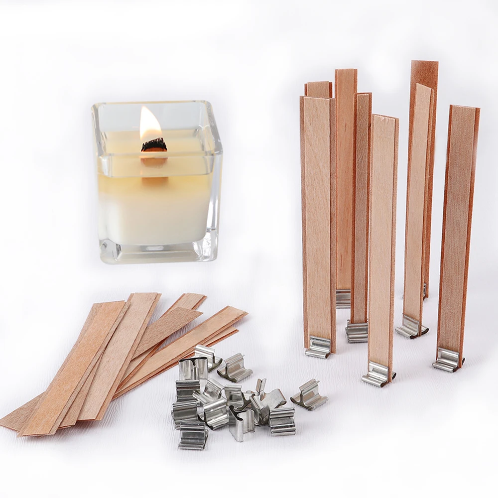 10Pcs-Double-Layer-Wooden-Candle-Wicks-With-Base-Candle-Wick-Set-Core ...