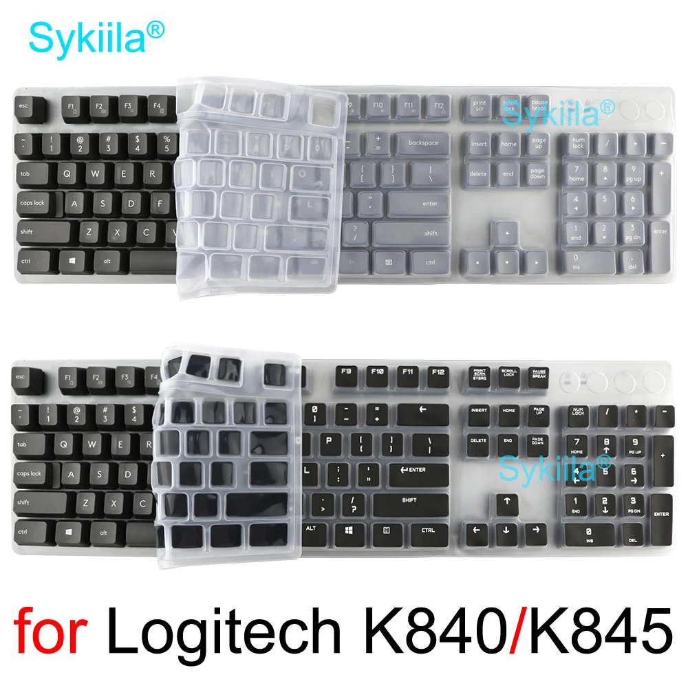 K840 Keyboard Cover for Logitech K840 K845 Mechanical Silicone ...
