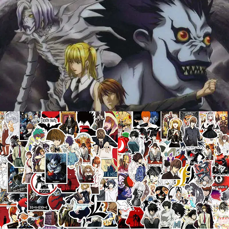25PCS-50PCS-Death-Note-Graffiti-Sticker-Anime-Figure-L-Lawliet-Amane ...
