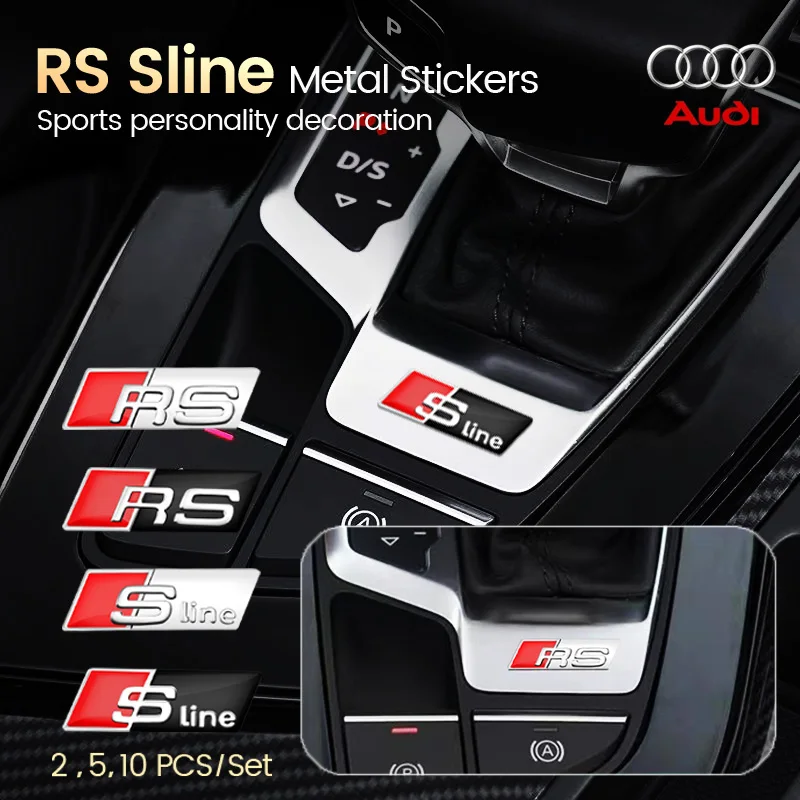 Audi-i-in-araba-direksiyon-Sticker-rozet-Styling-kartmalar-Q8-S7-A7-RS ...