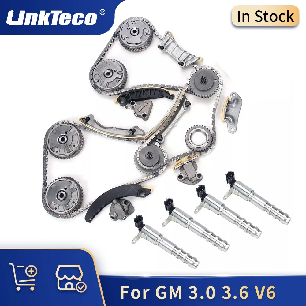 Engine-Parts-Timing-Chain-Kit-VVT-Sprocket-Solenoid-Fit-3-0-3-6-L-V6 ...