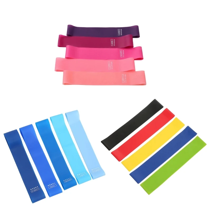 5Pcs-Workout-Loop-Band-Resistances-Band-Legs-Butt-Hip-Circle ...