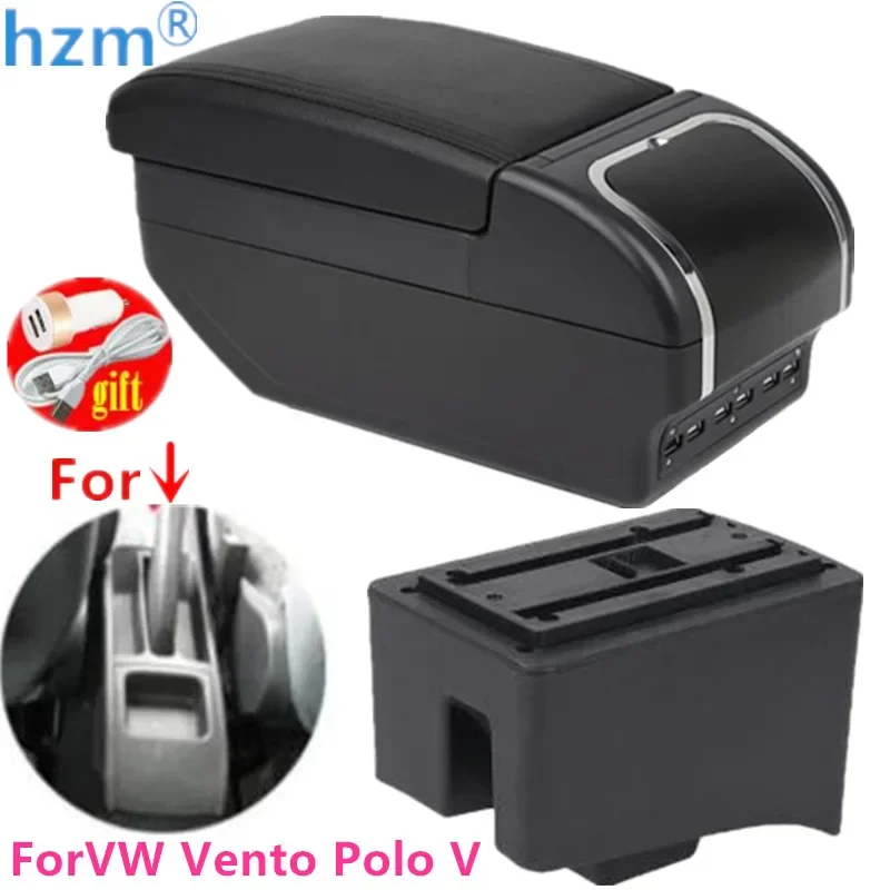 Armrest-Box-For-Volkswagen-VW-Vento-Polo-V-2009-2020-Polo-Vivo-Center ...