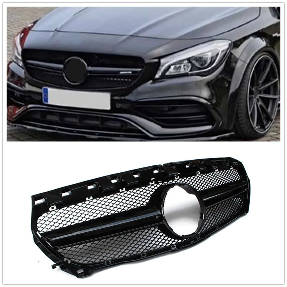 AMG-Style-Front-Grill-Grille-For-Mercedes-Benz-CLA-Class-W117-C117-2013 ...