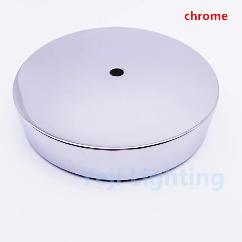 150mm / 200mm Ceiling rose iron metal lamp base ceiling canopy for wall ...
