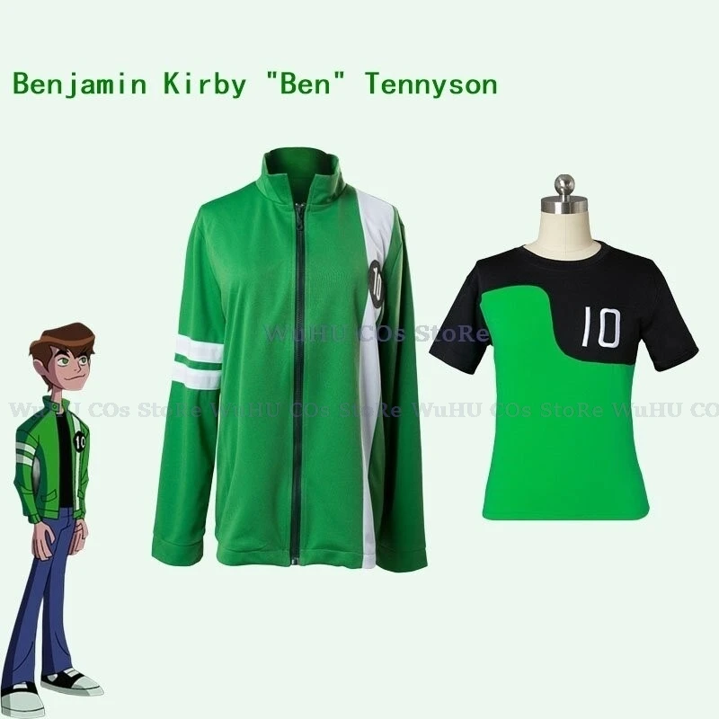 Ben-Cosplay-Tennyson-10-Costume-Coat-Green-Jacket-Kids-Boys-Girls ...