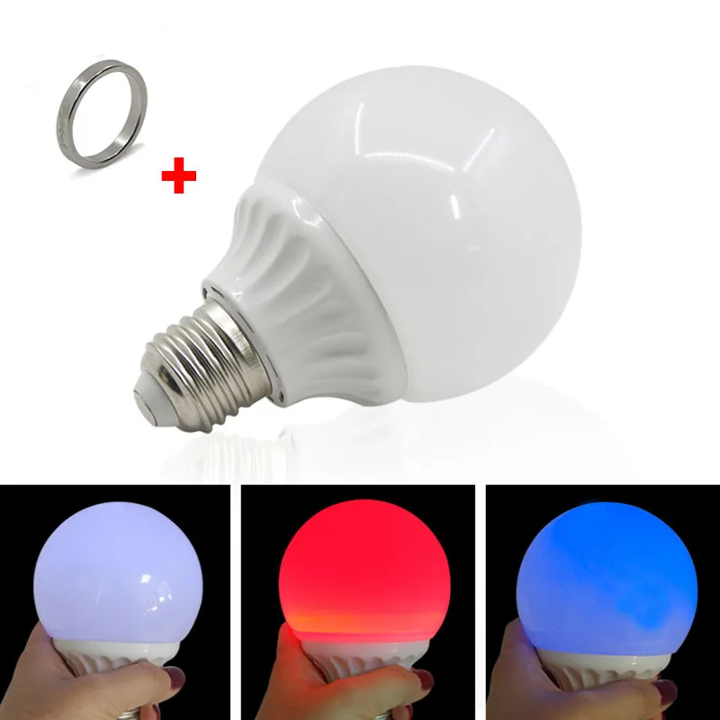 Multicolor-Magnet-Control-Magic-Light-Bulb-With-One-Magnetic-Ring-Magic ...