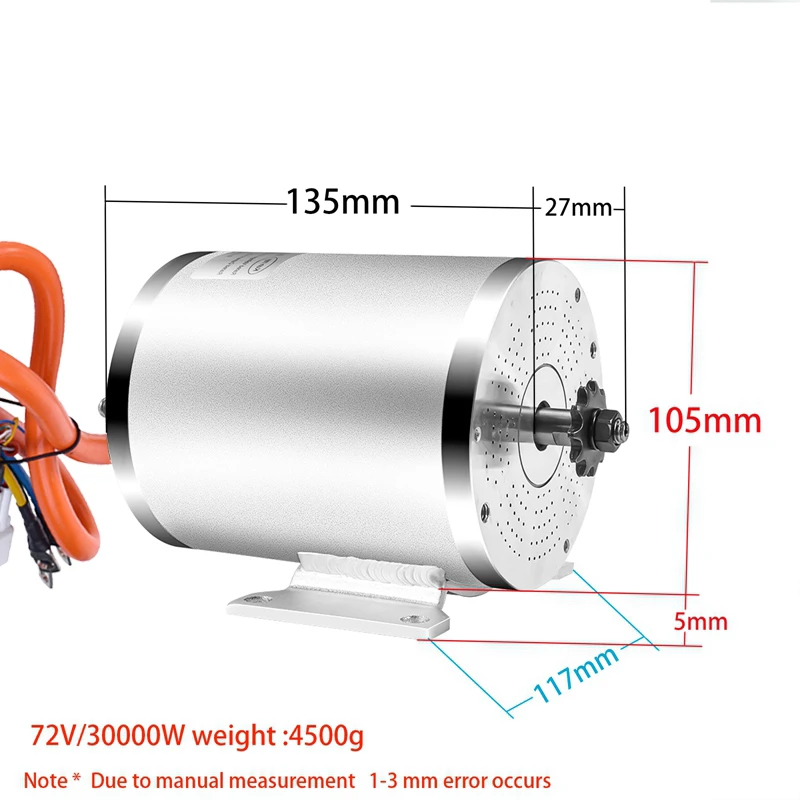 48V 72V 3000W 2000W Electric Brushless Motor High Speed Motor for Ebike Motor Kit Electric Motorcycle ATV AliExpress
