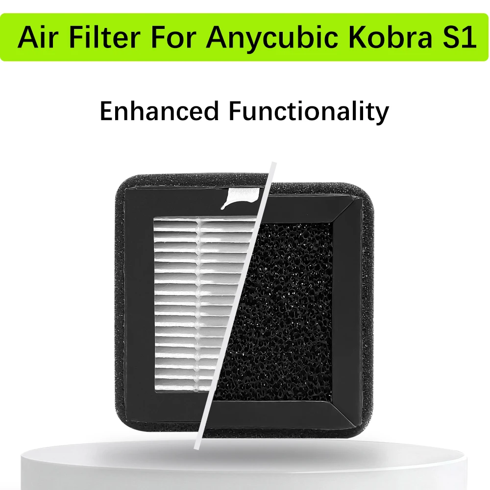 Hosall for Anycubic Kobra S1 Air Filter HEPA 13 Activated Carbon Filter ...