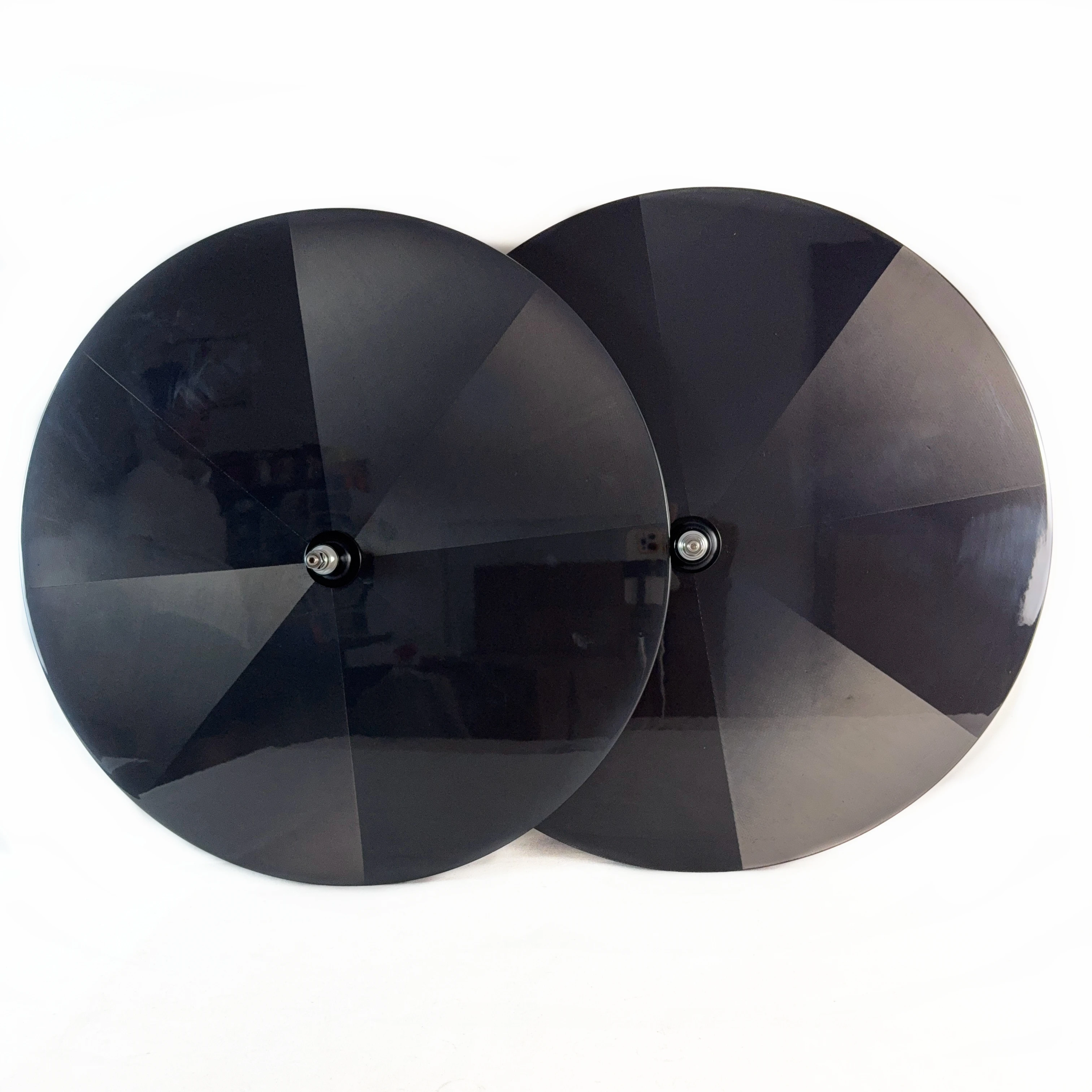 700C Road/Track Bicycle Full Carbon Fiber Wheels Front/Rear Closed Disc ...