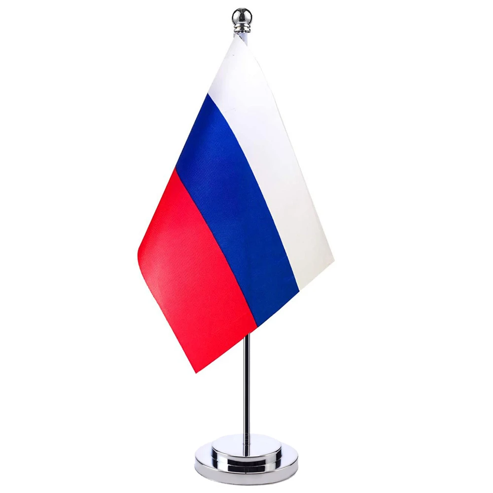 14x21cm-Russia-Desk-Small-Country-Banner-Meeting-Room-Boardroom-Table ...