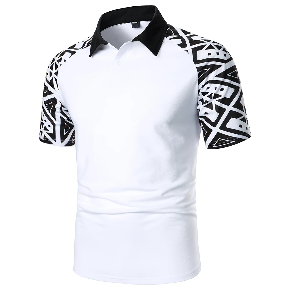 Camisa-polo-raglan-manga-curta-masculina-emenda-de-contraste-top ...