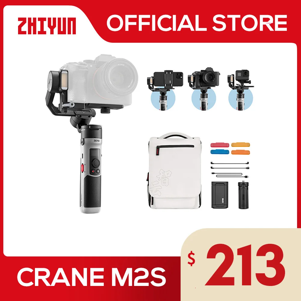 Zhiyun Crane 3 Axis Handheld Gimbal Stabilizer | Zhiyun Crane M2 Phone ...