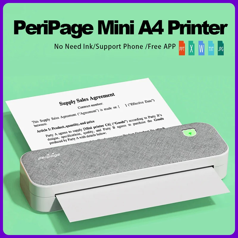 PeriPage-Mini-Impressora-T-rmica-Port-til-Sem-Fio-Bluetooth-Sem-Tinta ...