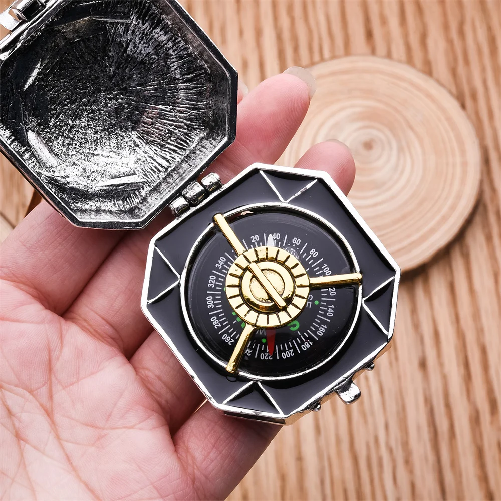 Pirates-Classic-Caribbean-Pendant-Retro-Luxury-Compass-Necklace-for ...