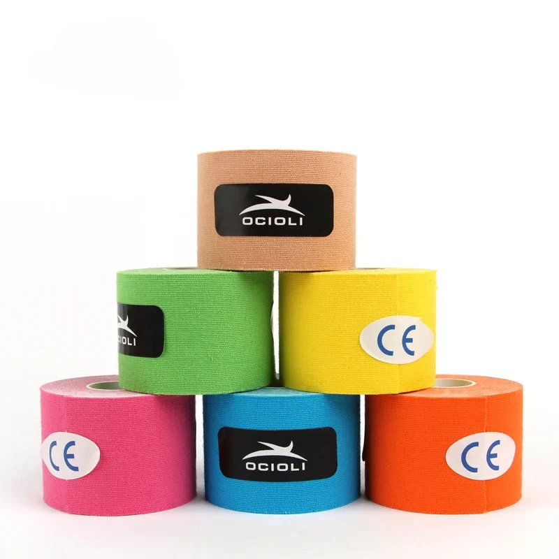 5-Pieces-5mx5cm-Kinesiology-Tape-Sports-Safety-Tape-Bandage-Strain ...