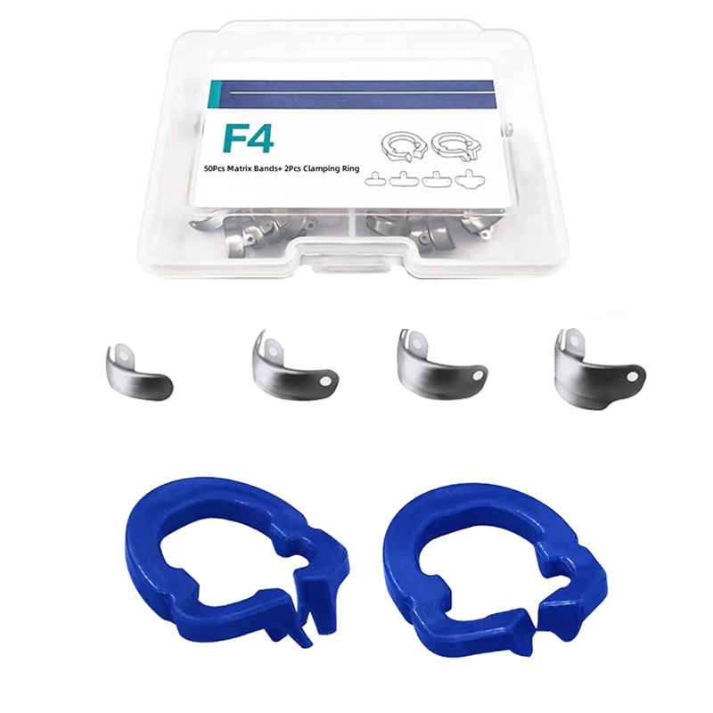 50Pcs-Dental-Sectional-Matrix-System-Sectional-Contoured-Metal-Matrices ...