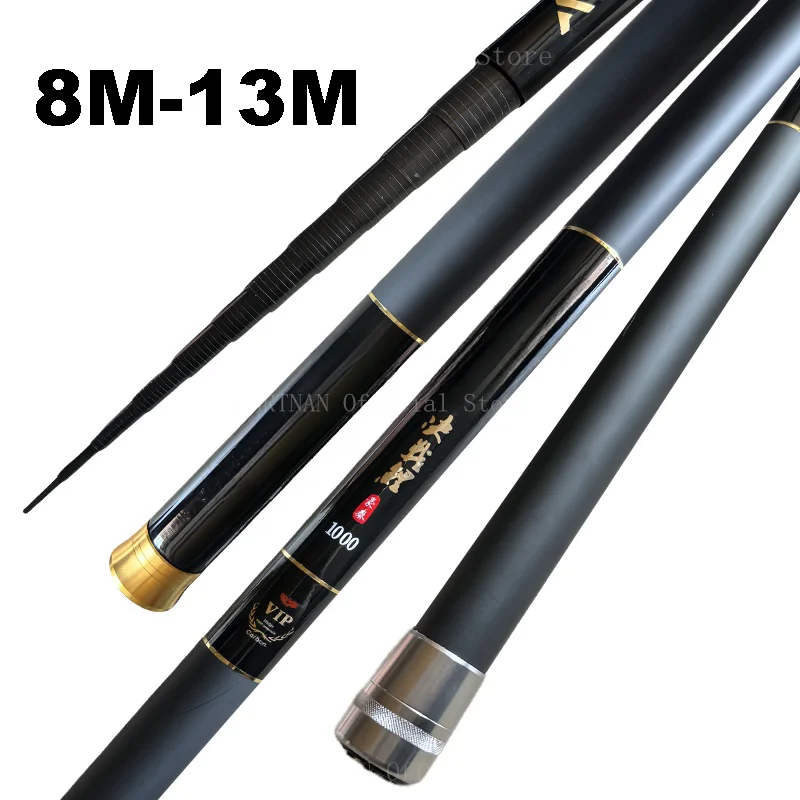 8M-10M-11M-12M-13M-Super-Light-long-Hard-Carbon-Fiber-Hand-Fishing-Rod ...