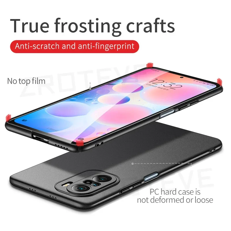 Sleek Frosted Hard Protective Phone Case by ZROTEVE for Redmi Note 10S ...