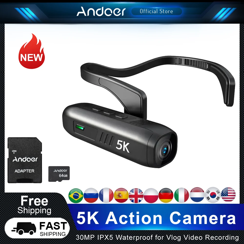 Andoer-5K-Action-Camera-Head-Mounted-Camera-Wearable-Video-Camera ...