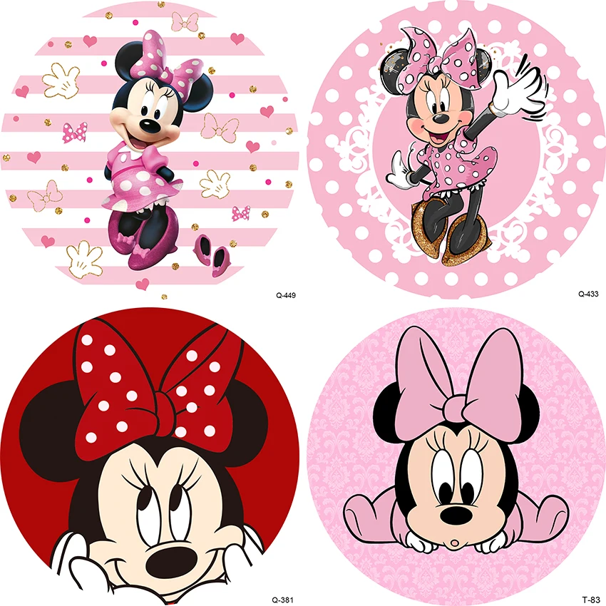 Disney-Round-Shape-Backdrop-Minnie-Mickey-Mouse-Theme-Party-Background ...