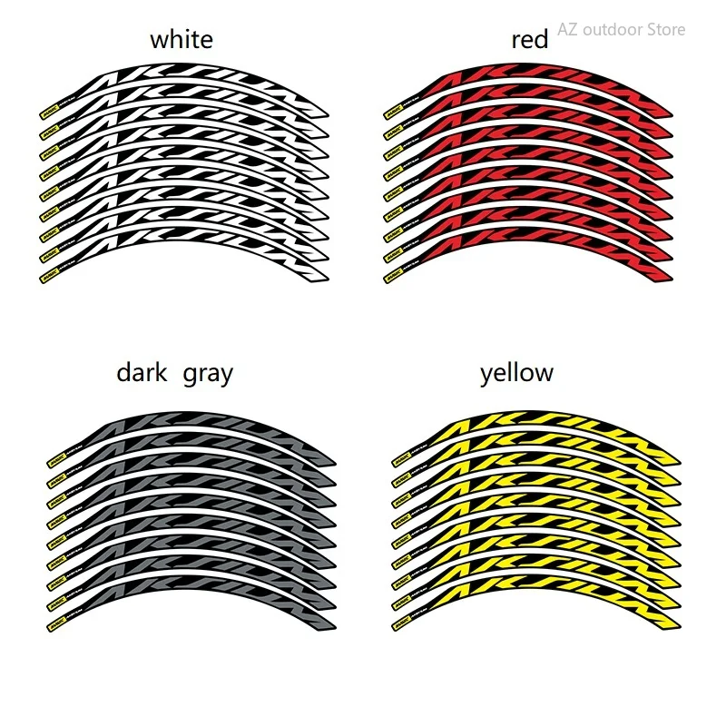 mavic-AKSIUM-DISC-Road-Bike-Wheelset-stickes-decals-bicycle-Wheel-rims ...