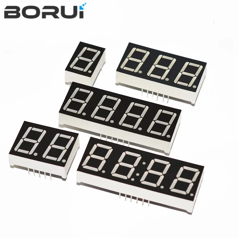 1pc 0.56inch LED display 7 Segment 1 Bit/2 Bit/3 Bit/4 Bit Digit Tube ...