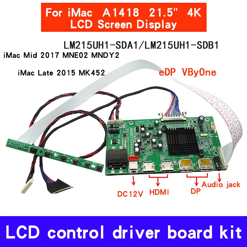 For-iMac-A1418-21-5-4K-LM215UH1-Control-Drive-Board-SDA1-SDB1-SPA2-4096 ...