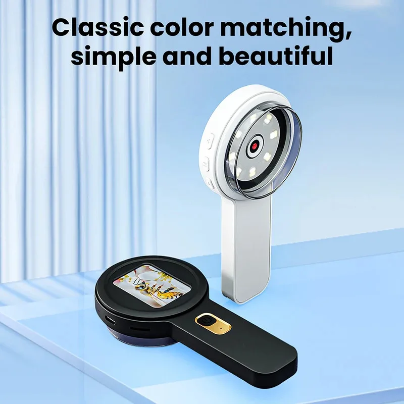 Handheld digital microscope 100x magnification with 2-inch screen ...