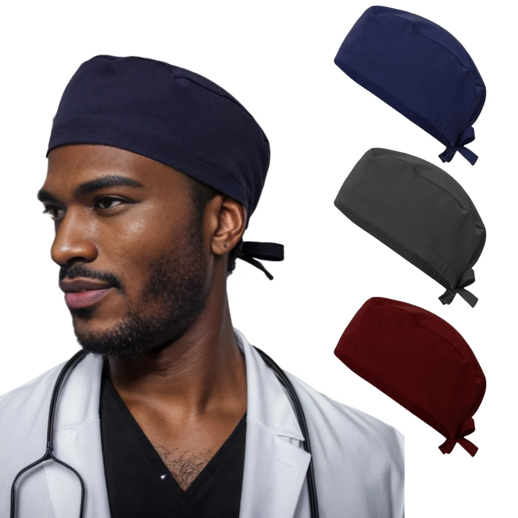 Medical-Hat-Long-Hair-Cordlock-Nursing-Scrub-Caps-for-Women-and-Men ...